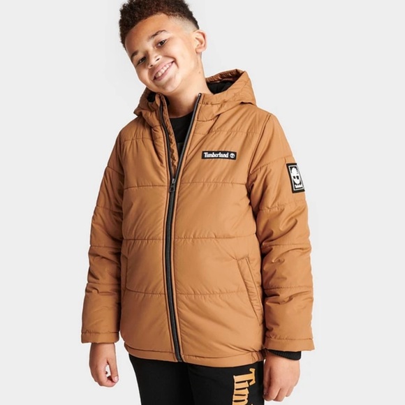 Timberland | Jackets & Coats | Timberland Tan Hooded Jacket | Poshmark
